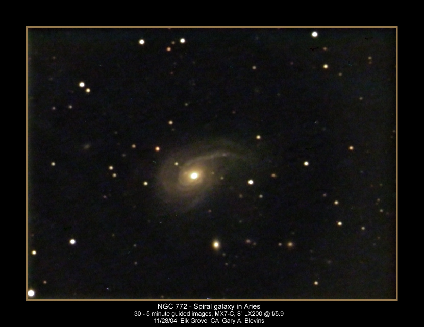 NGC 772 - First attempt with Webcam autoguider - Experienced Deep Sky ...